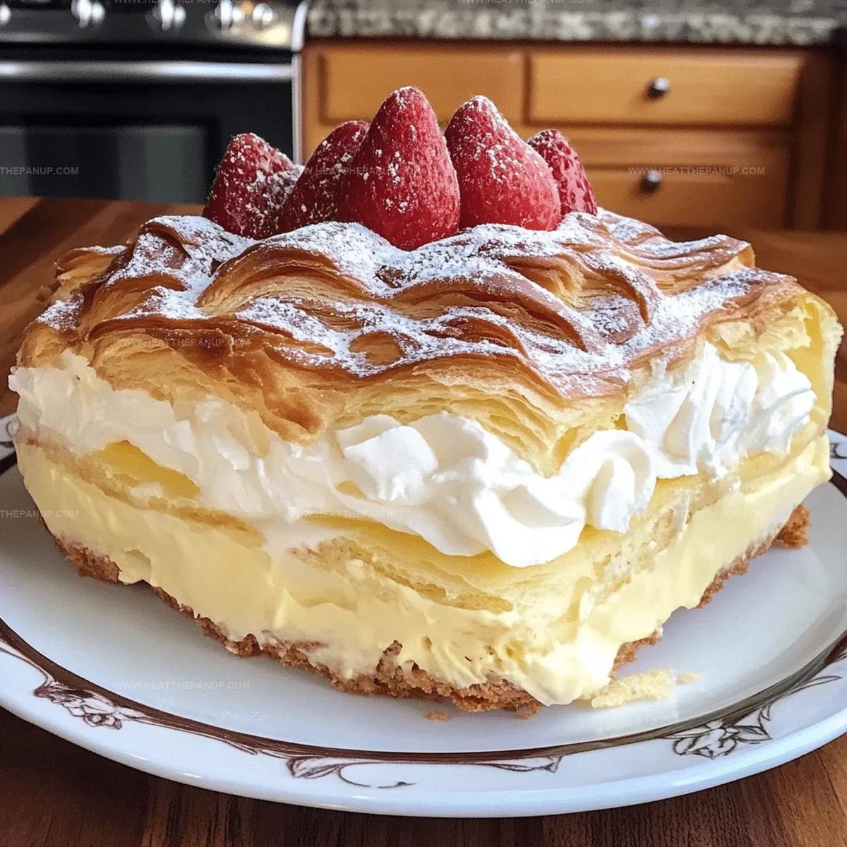 The Dreamiest Cream Puff Cake Recipe for Sweet Tooth Joy - Heat The Pan Up