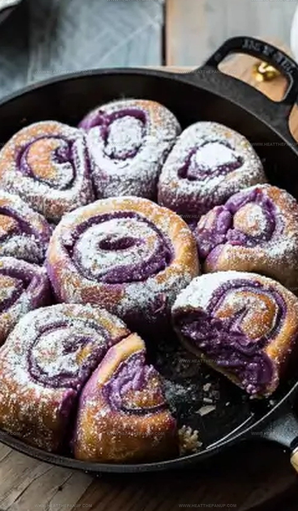 Dreamy Coconut Ube Rolls Recipe: A Sweet Purple Paradise - Heat The Pan Up