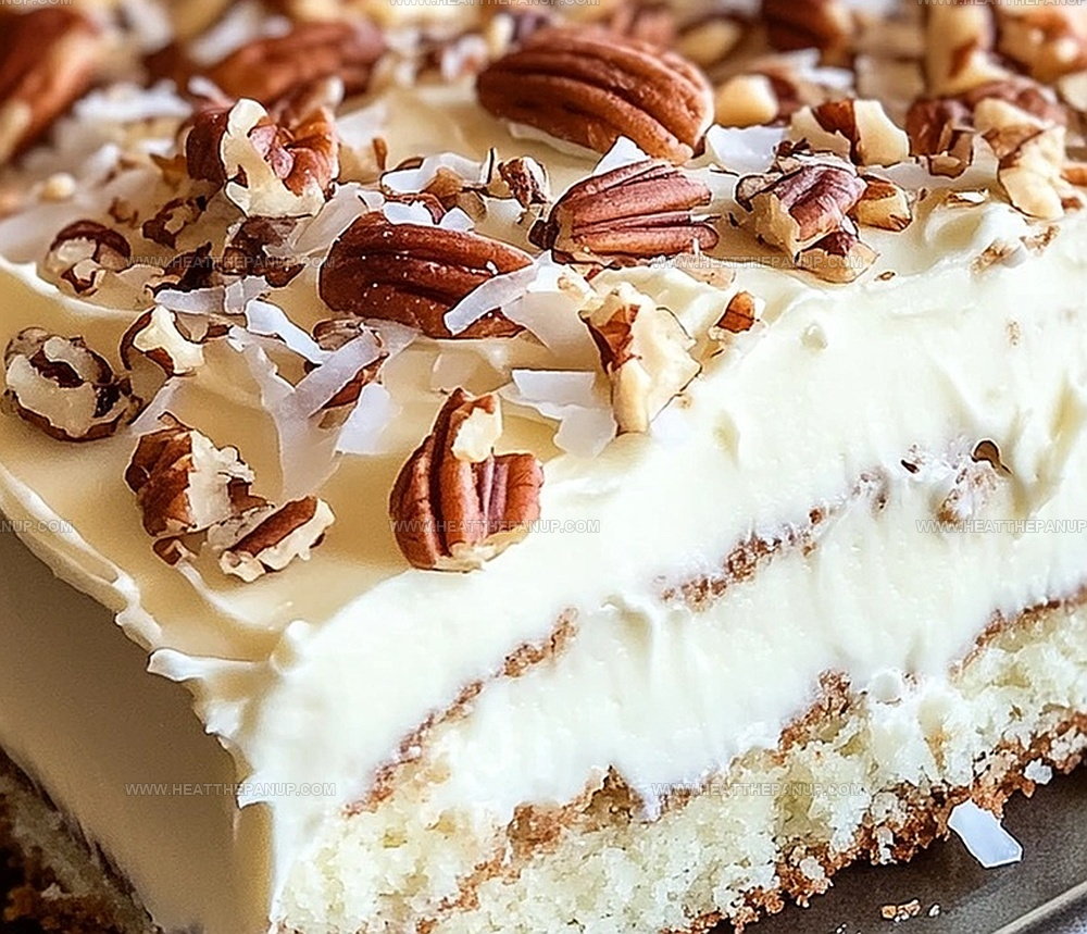 Easy Italian Cream Sheet Cake Recipe For Family Gatherings - Heat The ...